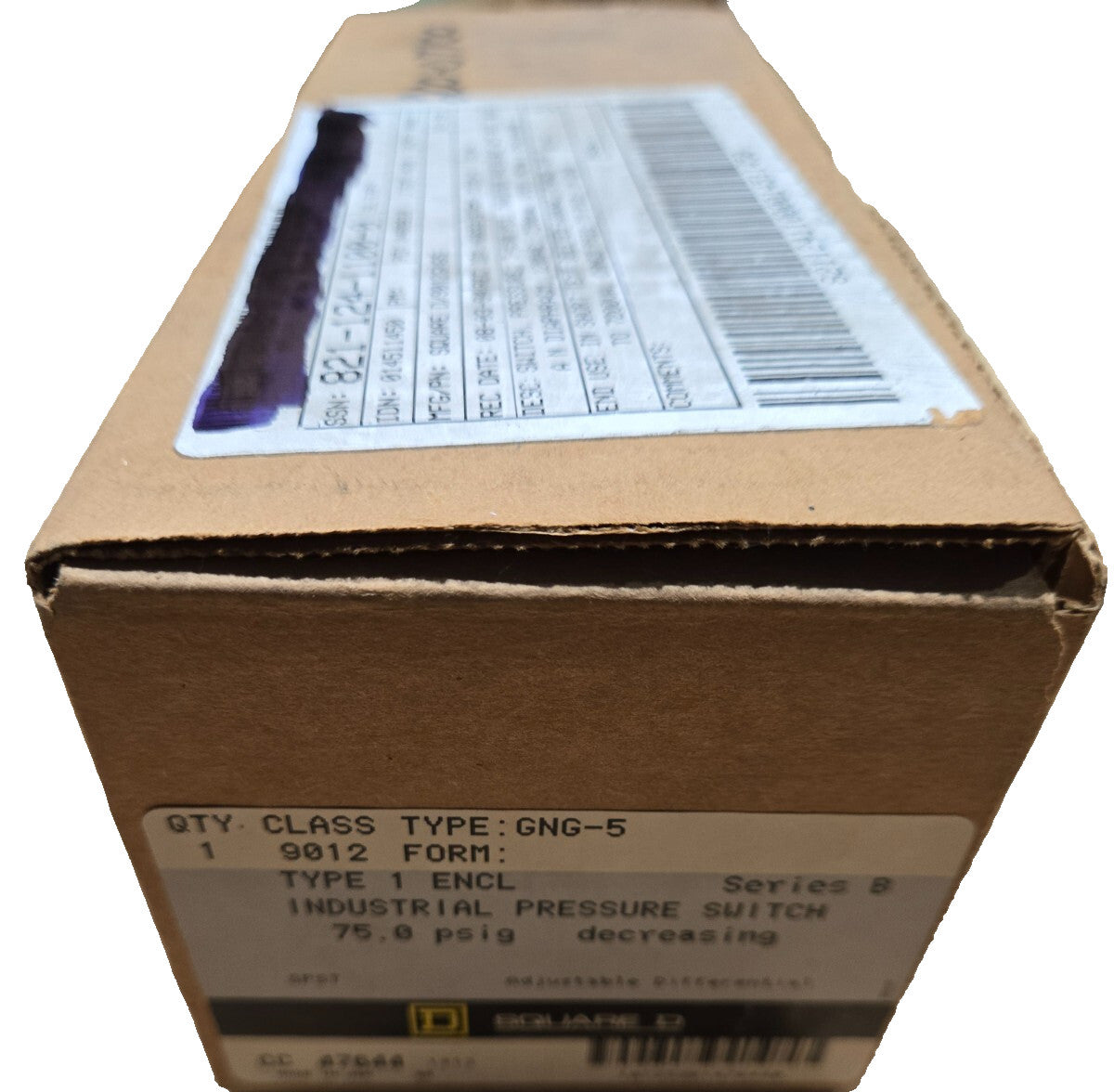 Square D 9012 GNG-5 Industrial Pressure Switch NEW – SPMX SOLUCIONES ...