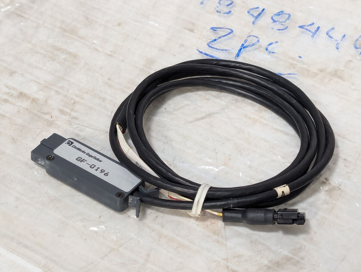 CimWorks GF-0196 Gage Talker Connector Cable, Digit Dial Plus – SPMX SOLUCIONES INDUSTRIALES