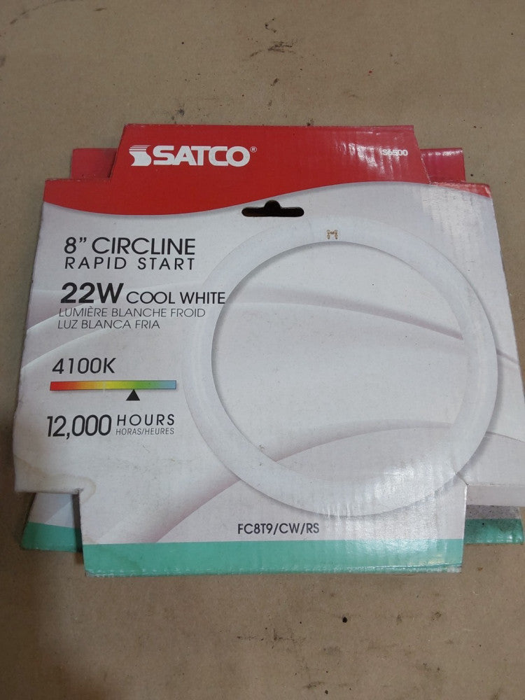 Satco 8" Circline Rapid Start 22W Cool White FC8T9/CW/RS 4100K – SPMX SOLUCIONES INDUSTRIALES