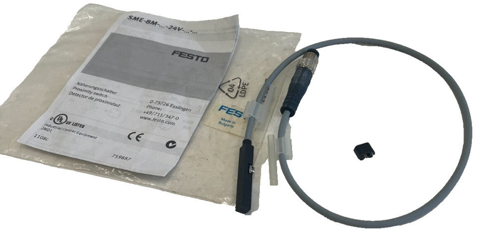 NEW FESTO SME-8M-DS-24V-K-0,3-M8D PROXIMITY SENSOR SME8MDS24VK03M8D ...