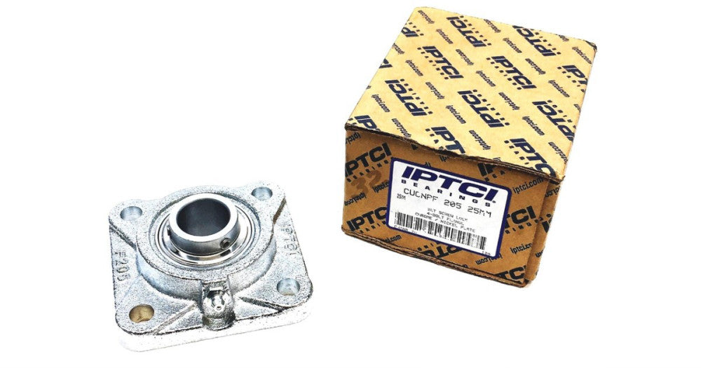 IPTCI Bearings 25MM Set Screw Lock 4 Bolt Flange CUCNPF205 NOS – SPMX SOLUCIONES INDUSTRIALES