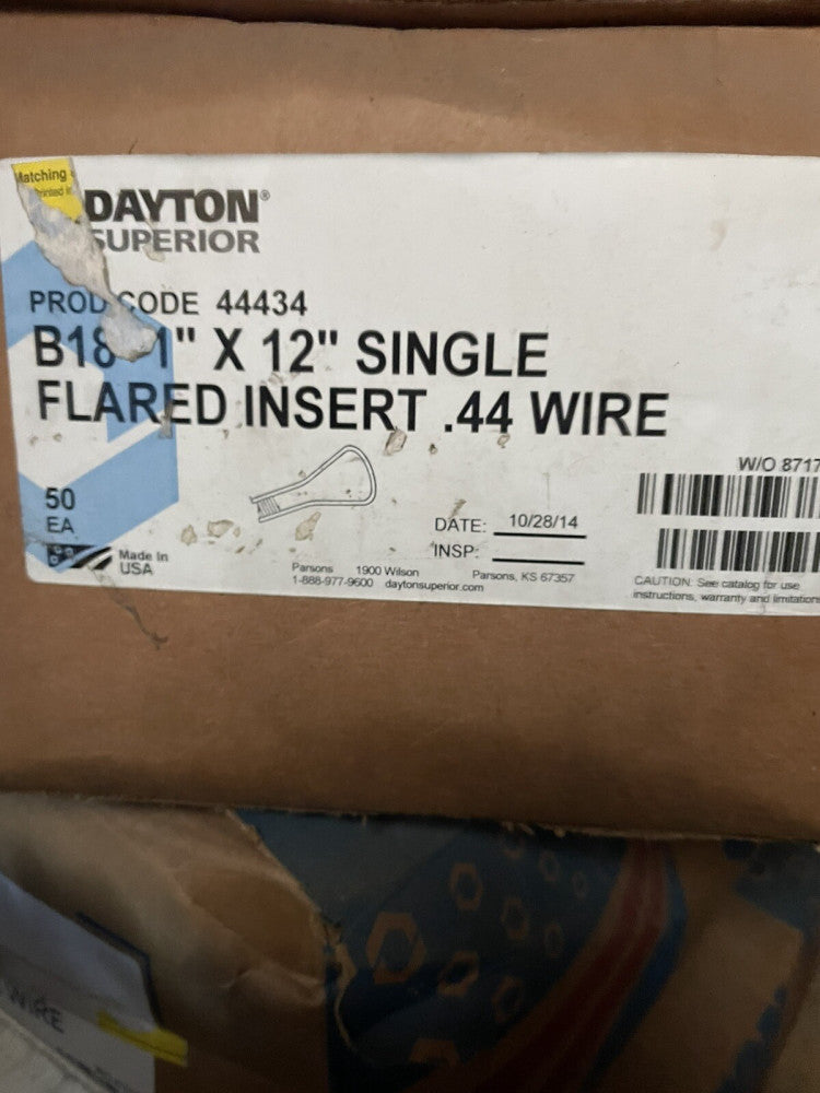 NEW (50 PC CASE) DAYTON B18 44434 SINGLE FLARED COIL LOOP INSERT – SPMX ...