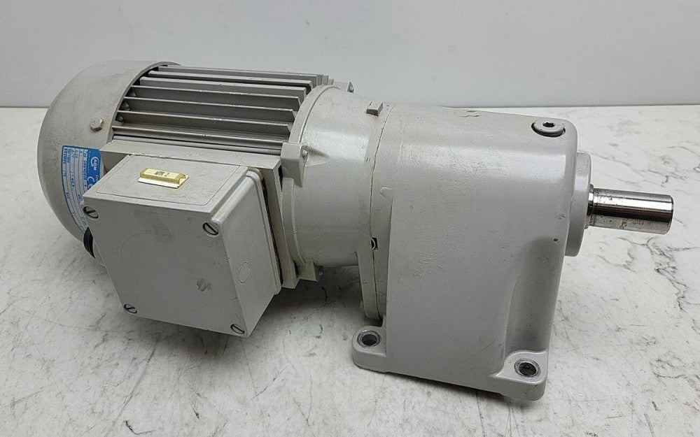 ABM Gear Motor Type G80/4D63B-4 230/400 V 50hz 1300 / 56 Rpm VDE0530 ...
