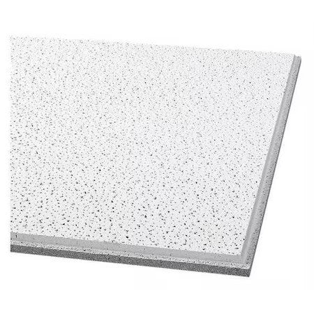 Armstrong 1717 Fine Fissured Ceiling Tile, 24 In W X 24 In L, Angled T ...