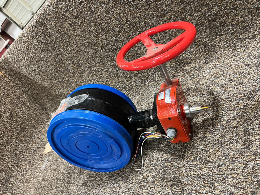 Tyco Butterfly Valve Flow Control Switch 10" BFV-300 Grooved 16A 128/2 ...