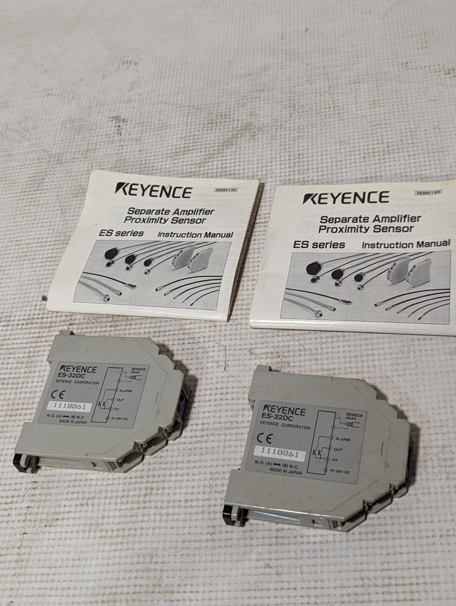 Keyence Amplifier Proximity Sensor ES-32DC – SPMX SOLUCIONES INDUSTRIALES