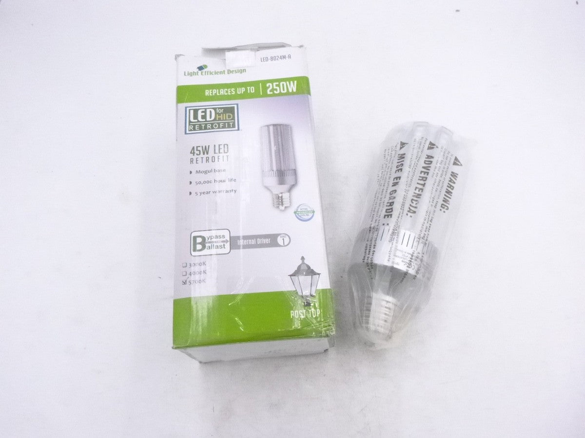 Light Efficient Design Post Top LED Light 5700K 120/277V LED-8024M57-A ...