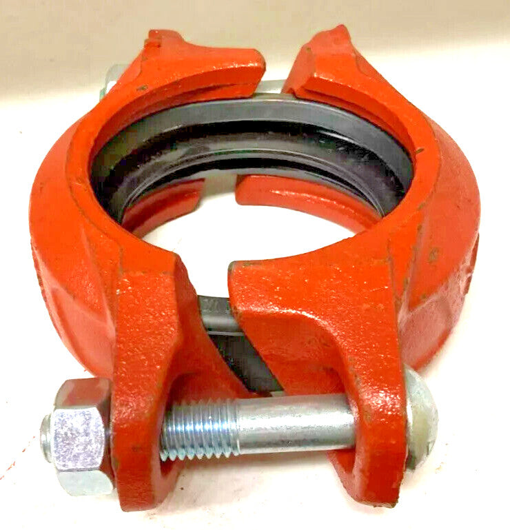 Victaulic 2" Style 107H Quick-Vic Rigid Coupling, Grooved Pipe Fitting ...