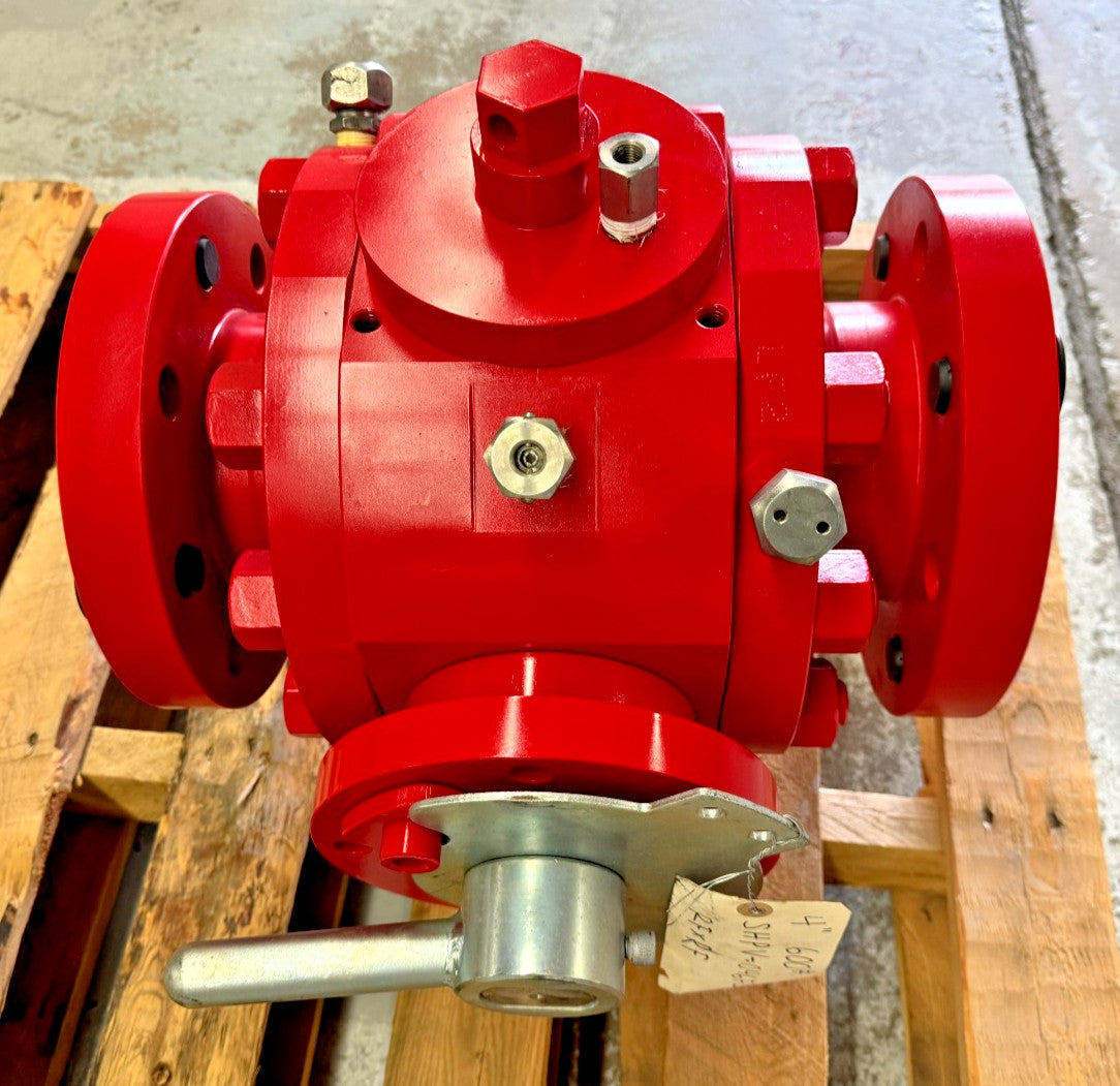 TIGER VALVE (TVC) Model SHPV-046FL 4" Class 600 RF Flanged Shut-Off Pi ...