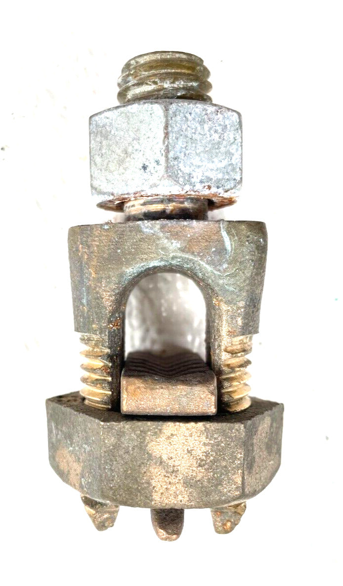 BURNDY KC28 Servit Post 1-4/0 AWG, 5/8" Stud, Copper Grounding Connect ...