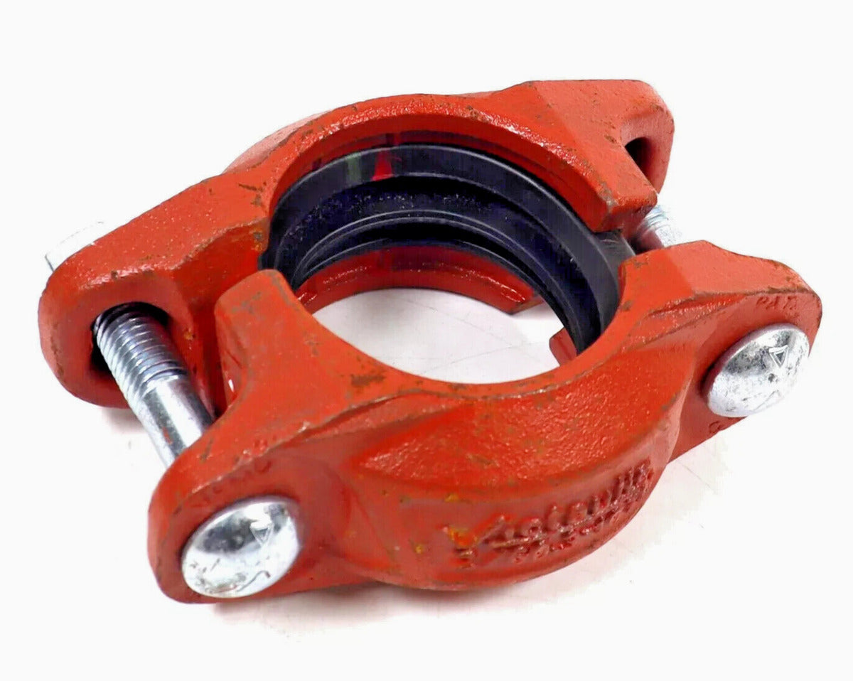 Victaulic 2" 107N Quick-Vic Rigid Coupling, Grooved End Pipe Fitting ...