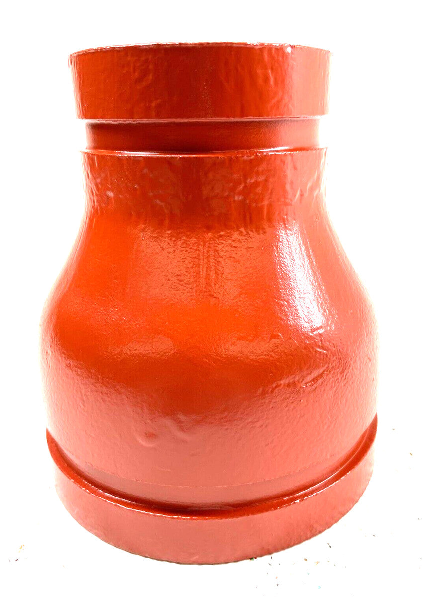 4" x 2-1/2" Concentric Reducer Grooved Pipe Fitting for Grooved Piping ...