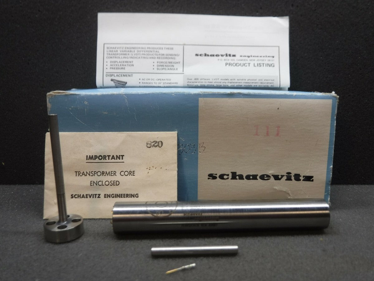 Schaevitz, 500 HPA, Linear Variable Differential Transformers – SPMX ...