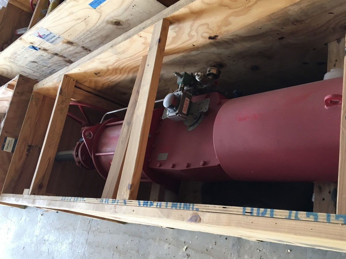 WATSON Slurry Ball Valve 4" 600 RF Flanged 316 Stainless W/ TRIAC THD ...