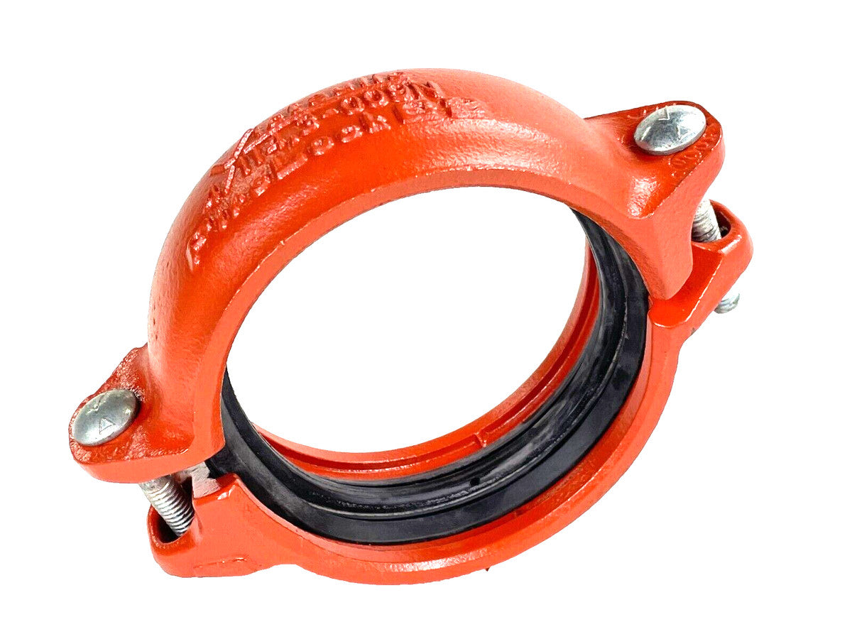 Victaulic Style 009N Firelock EZ 4" Rigid Coupling Grooved End Pipe Fi ...