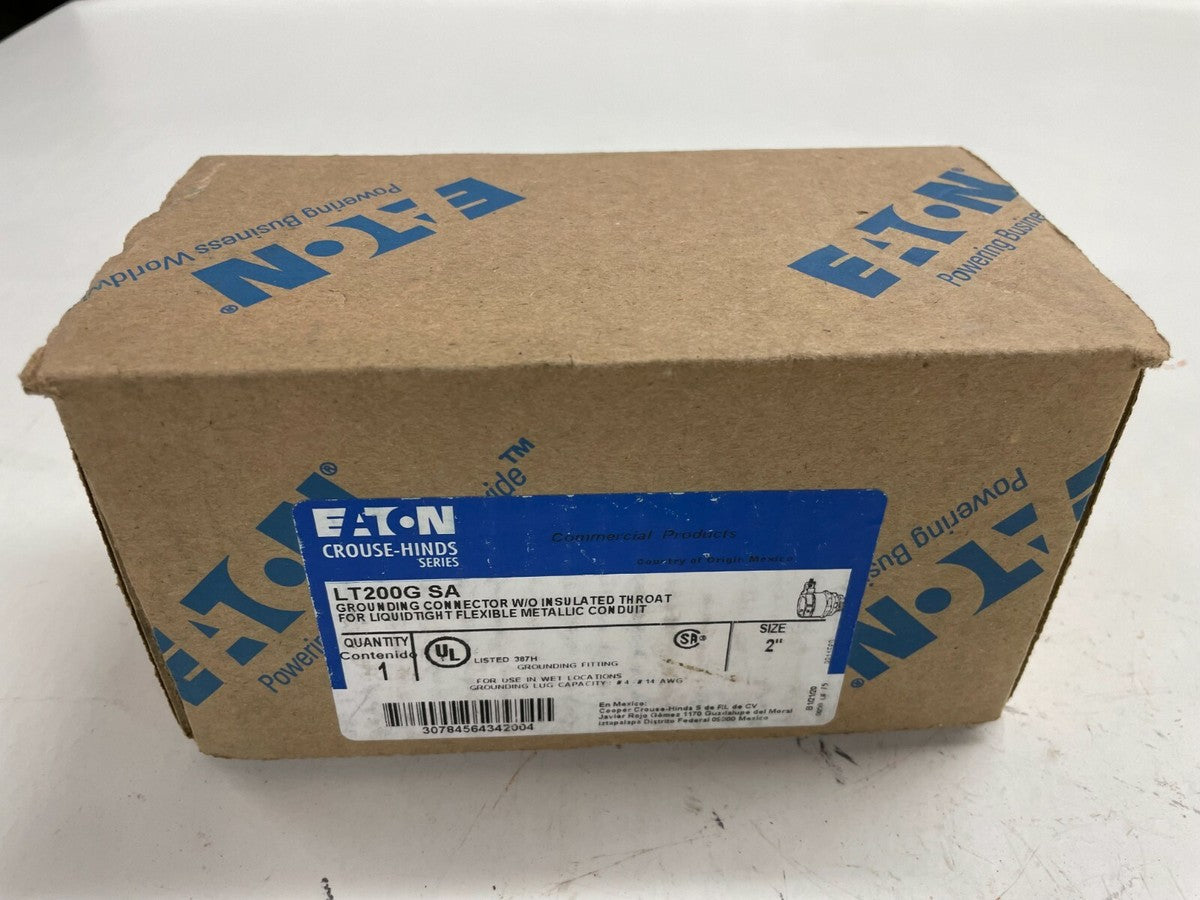 LT200G SA Eaton Crouse-Hinds 2" Liquid Tight Grounding Connector Condu ...