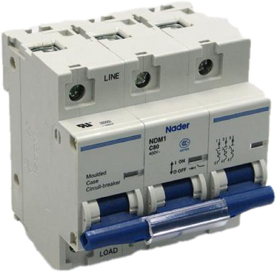 Nader Miniature Circuit Breaker NDM1 125C125 Series Panel Box Bus Bar ...