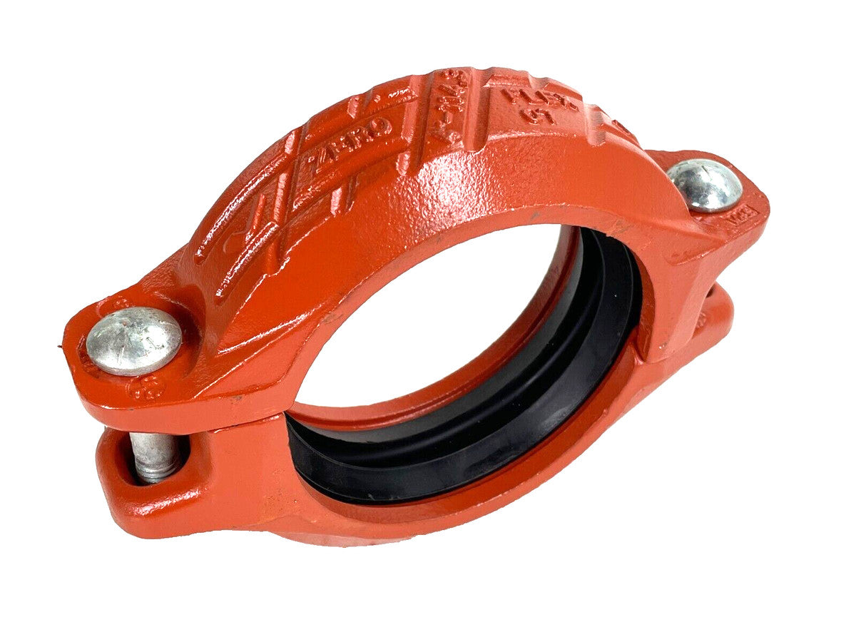 Victaulic 4" Style 07 Zero Flex Rigid Pipe Coupling, Grooved Pipe Fitt ...