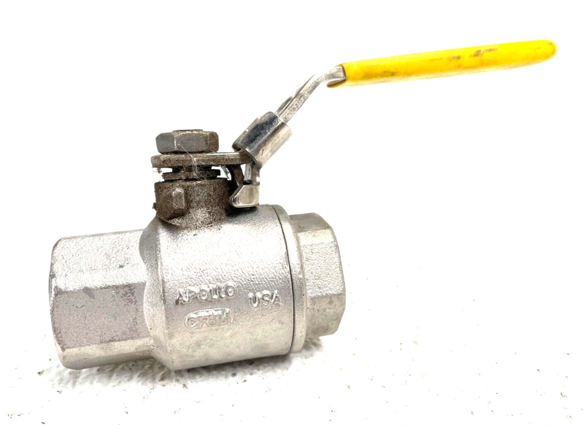APOLLO Ball Valve 3/4" NPT Thread Ends Full Port CF8M Stainless Steel ...