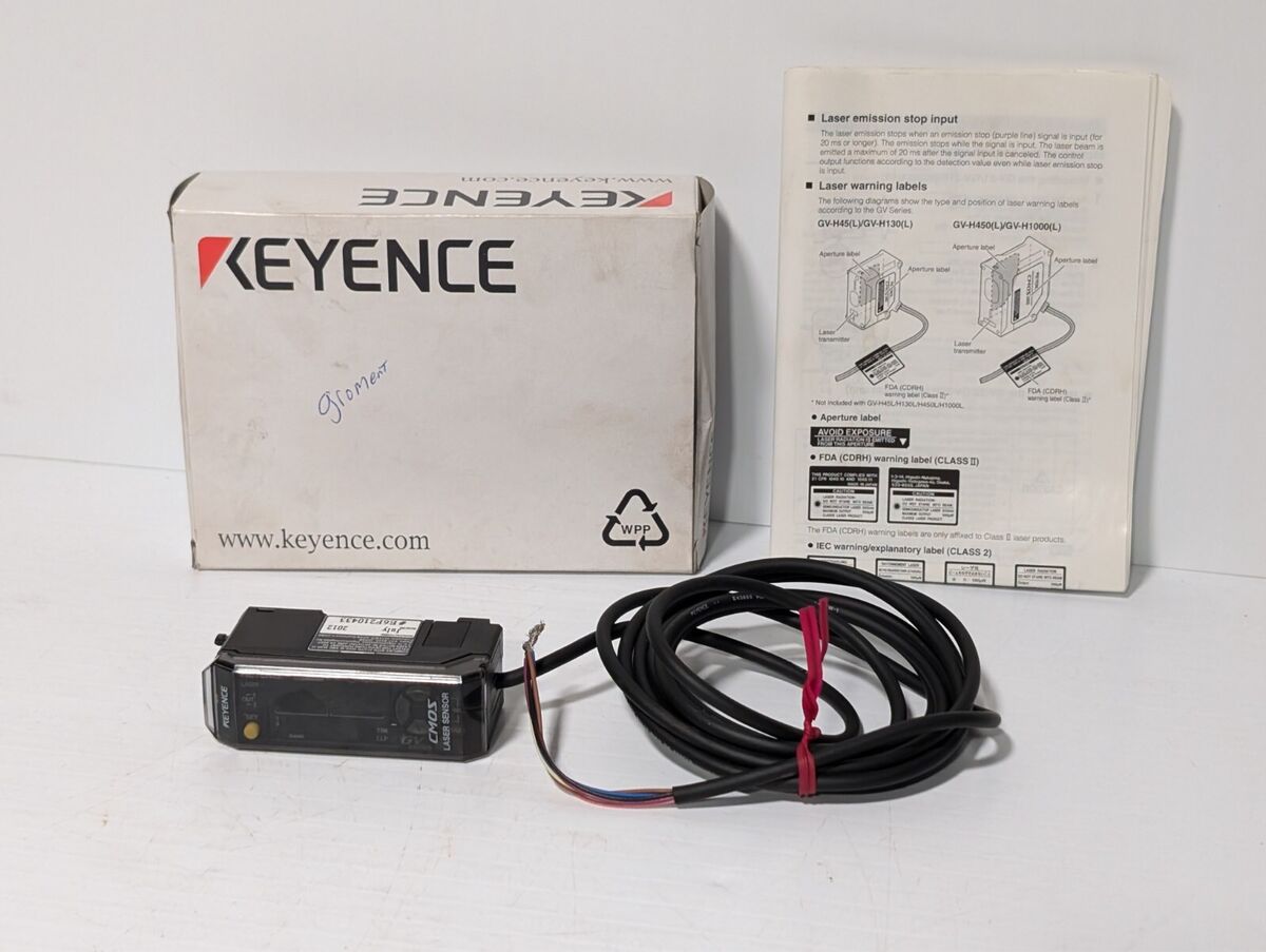 New KEYENCE GV-21P Digital CMOS Laser Amplifier Unit, Main Unit, PNP ...