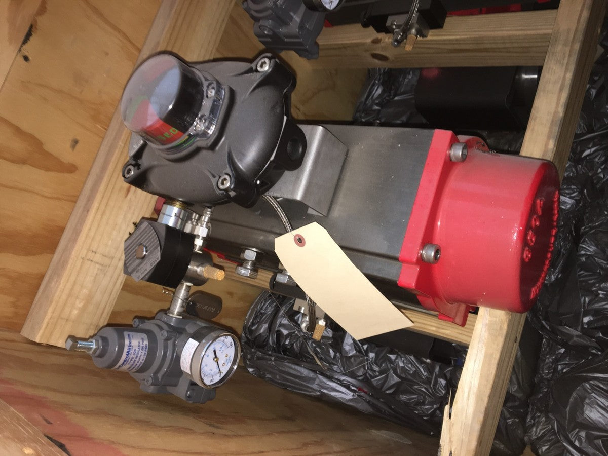 WATSON Ball Valve 3" 150 RF Flanged 316 Stainless W/ TRIAC Actuator ...