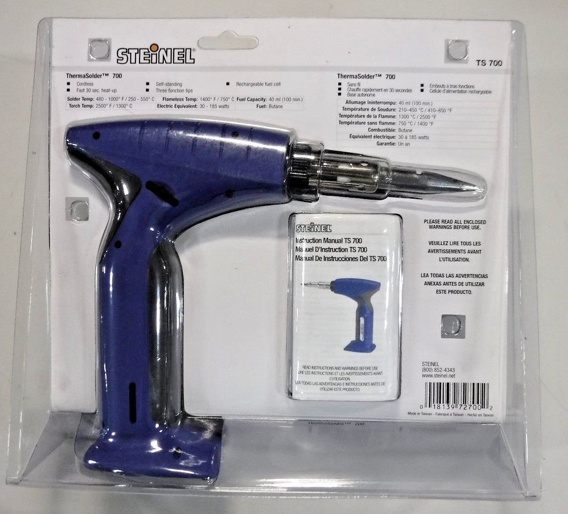 Steinel ThermaSolder 700 (TS 700) Cordless Butane Soldering Iron – SPMX SOLUCIONES INDUSTRIALES
