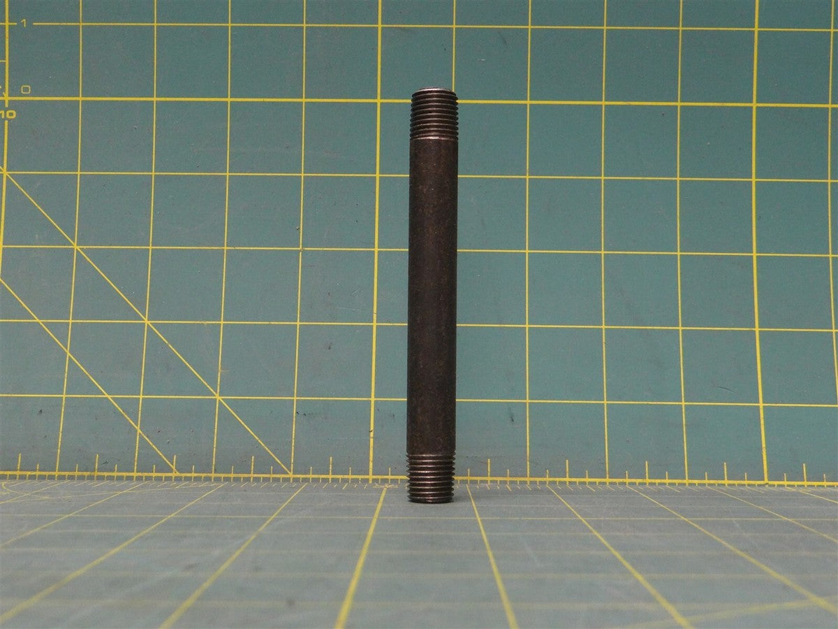 1/4" x 4 1/2" Pipe Fitting Nipple Male NPT Steel Tapered Threaded Sch ...