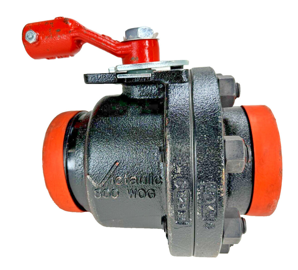 Victaulic 4" Style 726 Grooved End Ball Valve, Lever Operated PN: B040 ...