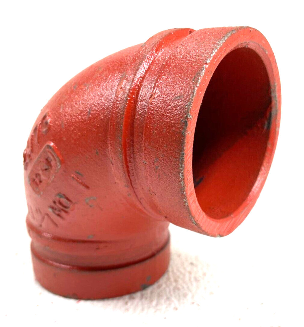 Victaulic Firelock Style 001 2-1/2" 90-Degree Elbow Grooved End Pipe F ...