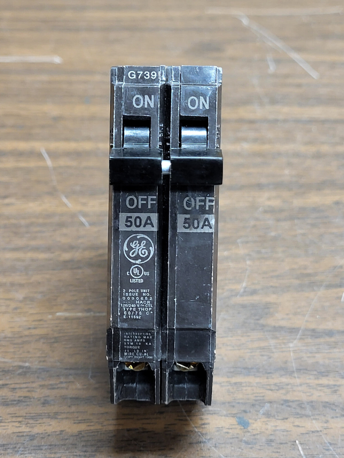 GE THQP250 50A DOUBLE POLE NARROW CIRCUIT BREAKER – SPMX SOLUCIONES ...