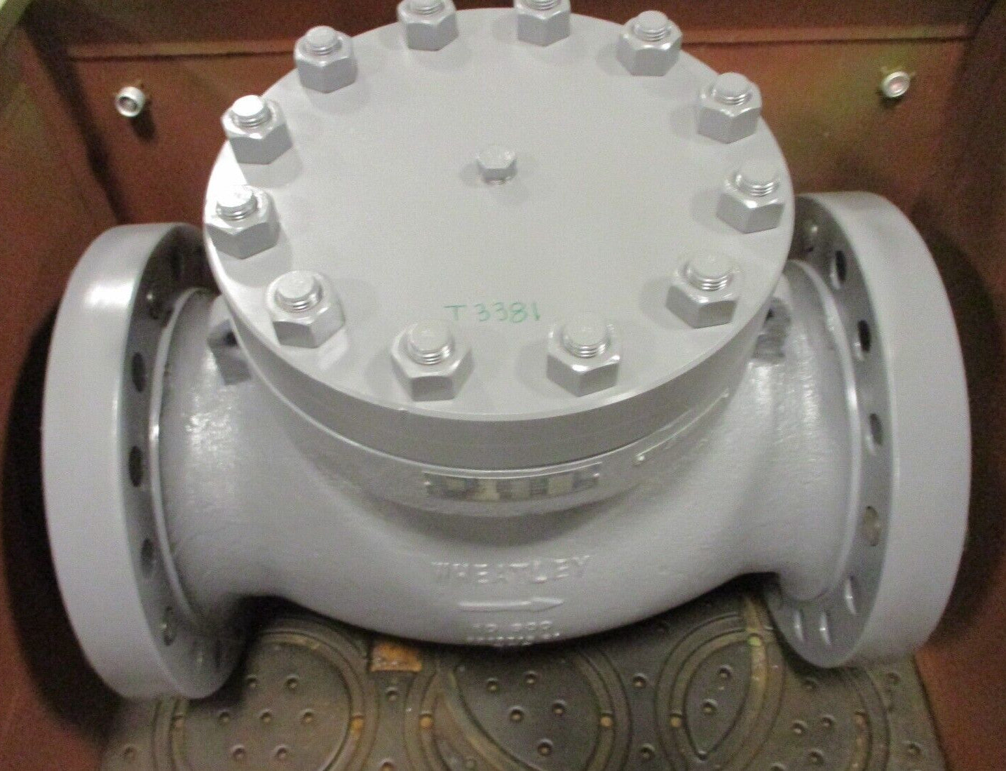 Piston Check Valve TOM WHEATLEY Series 75 10" Class 600, RF Flanged, S ...