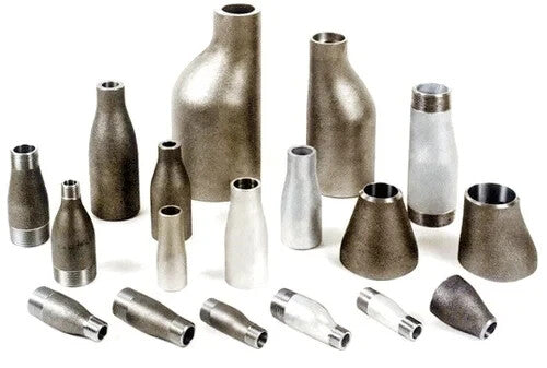 SWAGE NIPPLE Eccentric 2" Bevel End x 1" NPT Thread Schedule 40 Galvan ...